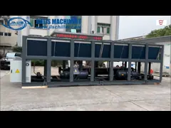 jlsf-200d air-cooled screw chiller cpp film production packaging production line cooling