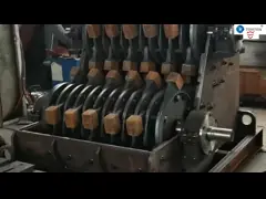 concrete stone double two stage crushing crusher machine equipment