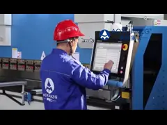 6 axis 100t hydraulic cnc press brake 2500mm electric bending with da66t