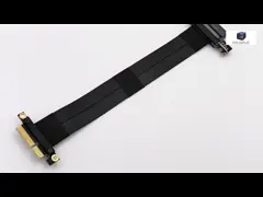 180도 SFF-8639 (U.2) PCI-E 3.0 4X 리본 확장 케이블에 U.2 NVME SSD 고속 전송