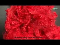 lightweight a grade raw white man made staple fibres 51mm low melt polyester fiber
