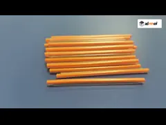 orange fiber optic cable protection sleeve for termination box