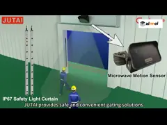8 beam 1.5m blanking light curtain sensor with no/nc output and aluminum alloy shell