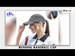 micro fibre lightweight running cap breathable reflective printing
