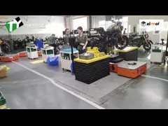 Elektro-Einzellift-Vehikel mit automatischer Steuerung für alle Richtungen AGV 1500 kg Lastkapazität Lenkradantrieb