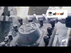 food extrusion machine screw barrel twin screw extruder parts  stainless steel sus440c