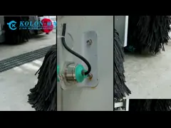 roll-over 7 brushes automatic car washing machine with wheel brushes fixed air dryer