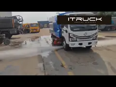 3000 liters tank road sweeper truck with isuzu engine for cleaning