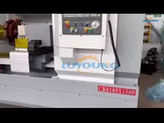 Alta precisione CK 6163 Torno orizzontale a letto piatto CNC Torno 130 attraverso precisione della barra