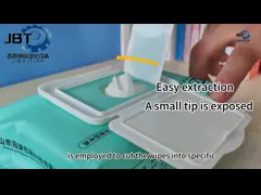 fully automatic rotary cutting wet tissue manufacturing machine with n fold folding