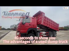 6x4 371hp 10 wheeler sinotruk dump truck , second hand howo dumper truck