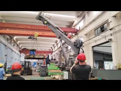 OUCO 2.5T 14M grúa hidráulica para embarcaciones