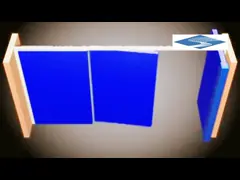 Operable Hanging Partition Walls System With Fully Retractable