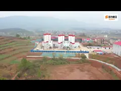 engineering & construction machinery hzs120 fixed concrete batching plant concrete mixing plant