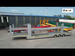 Zwei-Achsen-Anhänger mit CE-Zertifizierung für den Transport von 8 Fahrzeugen für den europäischen Markt