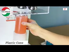 210ml capacity plastic food jar jars with aluminum easy open lids