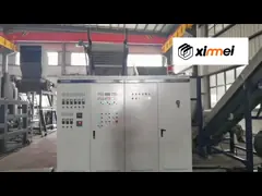 pp pe film plastic squeezing machine single screw plastic extruder machine 500kg/hr