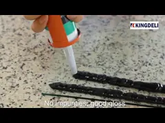 quick dry neutral cure clear silicone sealant for stainless steel