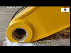 construction work excavator long reach arm 22m with bucket for dredging
