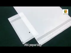Sacchetti di carta vetrosa Sacchetti bianchi traslucidi di abbigliamento Sacchetti di carta verde degradabili personalizzati
