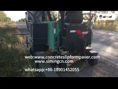 high precision automatic leveling slip form machine for accurate paving