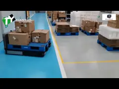 logistics agv automated guided vehicle robot 1000kg two-wheel differential drive