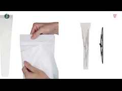 disposable recycled trapezoidal ldpe plastic bags for packaging wiper