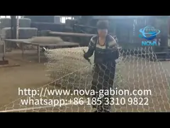 2.0mm-4.0mm Diámetro malla de alambre de gabión para un alto rendimiento