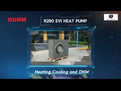 380-415v/3/50hz/60hz power supply monoblock r290 full dc inverter air source heat pump
