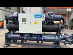 jlsw-200d 60db r22 water cooled screw chiller for large commercial buildings easy to maintain