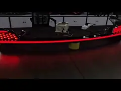 through taillight assembly for tesla model 3 19-22 retrofitting car retrofitting with running water