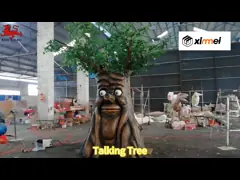 theme park garden animatronic plant talking tree sunproof