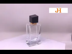 30*37mm Irregularity Square Perfume Bottle Lids Metal Type