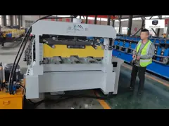steel concrete floor decking sheet tile roll forming machine zinc coating