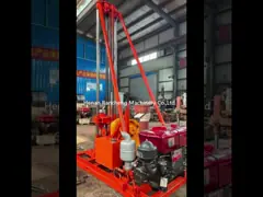 150m 기압 구멍 뚫기 리그 광업 바위 뚫기 기계 휴대용 DTH 뚫기 리그