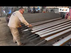 h beam retaining wall hot dip galvanizing service for highway fence bridge fence