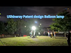 600W Torre di luce portatile a palloncino Illuminazione a 360 gradi Per feste all'aperto Eventi Mostre Campeggio