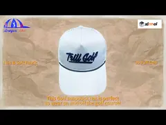 5 panels high profile embroidery golf caps women's breathable baseball cap adjustable