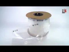 オートバッグシステム用のロール上のカスタムプレオープンPEポリバッグ