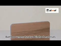 three layer horizontal solid bamboo wood panels e0 carbonised bamboo plywood