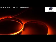 12mm RGB CCT COB LED Strip DC 24V RGB LED Strip Dot Free RGBWW Light Tape