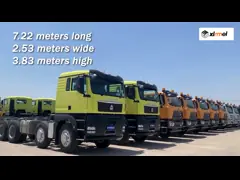 light sinotruk tractor truck 6*4 4*2 with acc cruise control and cummins engine