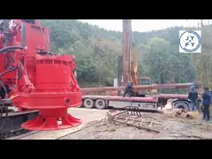 SANY SR150 Refurbished Rotary Drill Rig Second Hand Borewell Machine 18432mm