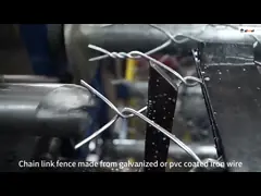 diamond iron wire mesh panel cyclone chain link fence
