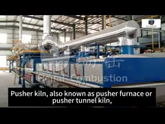 heavy duty industrial kilns , high yield pusher kiln with optimal thermal performance