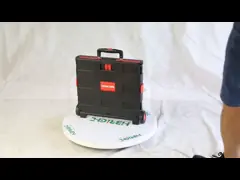 hand foldable supermarket trolley with plastic pvc wheel