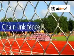 sports ground galvanized chain link fence panel 2mm diameter for safety protection