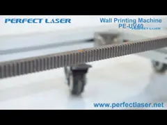 Máquina de impressão de parede 3D de tinta UV de 4 cores de alta resolução vertical