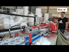 semi automatic multi rolls toilet paper kitchen towel packing machine