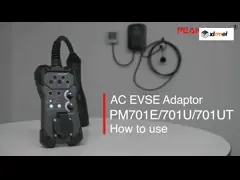 PM701 EVSE Tester Máquina de diagnóstico de alto rendimiento para automóviles EVSE Adaptador para todas las estaciones de carga de CA estándar con prueba previa de PE